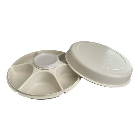 Tupperware | Kitchen | Tupperware Serving Center 6part Divided Party ...